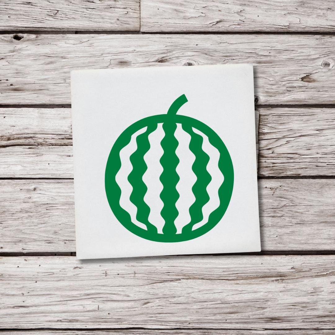 Watermelon Decal, Watermelon Sticker, Watermelon Decoration, Melon ...