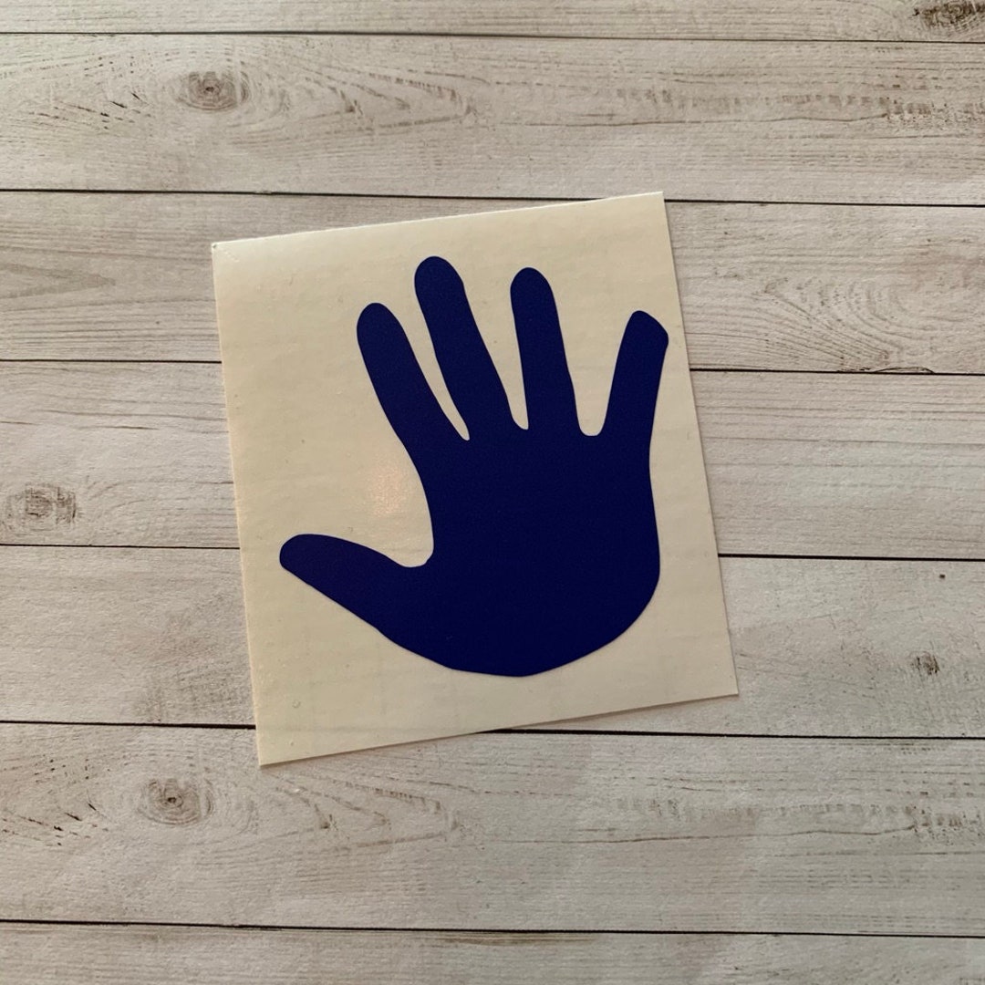 Hand Decal | Hand Vinyl Decal | Hand Sticker | Hand Decoration | High ...