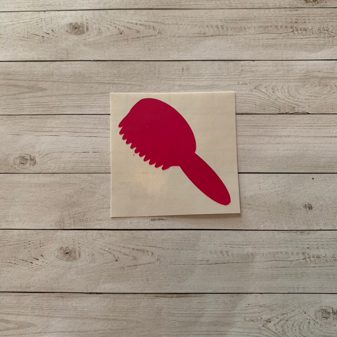Hair Brush Decal | Hair Brush Vinyl Decal | Hair Brush Sticker | Hair ...