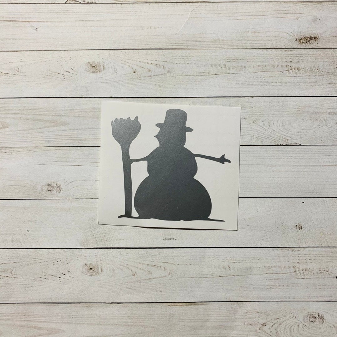 Snowman Decal | Snowman Vinyl Decal | Snowman Sticker | Frosty Decal ...