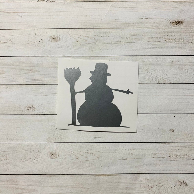 Snowman Decal Snowman Vinyl Decal Snowman Sticker Frosty | Etsy
