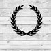 Laurel Wreath Decal Laurel Wreath Sticker Wreath Sticker - Etsy