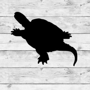 Snapping Turtle Decal | Snapping Turtle Sticker | Turtle Decal | Turtle ...