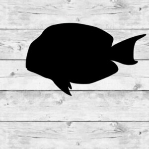 Tang Fish Decal | Tang Vinyl Decal | Tang Sticker | Tropical Fish ...