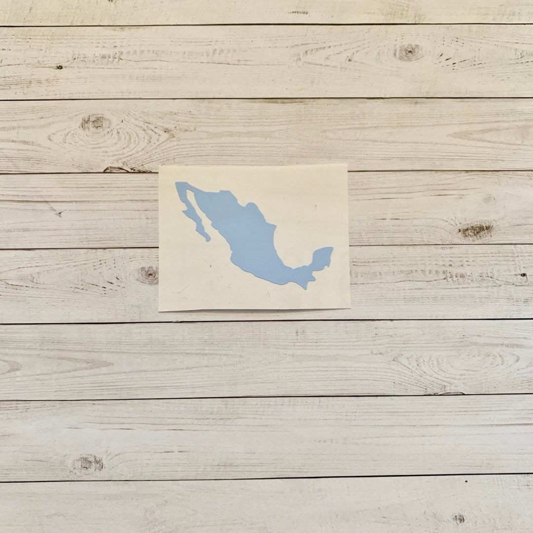Mexico Decal | Mexico Vinyl Decal | Mexico Sticker | Continent Decal ...