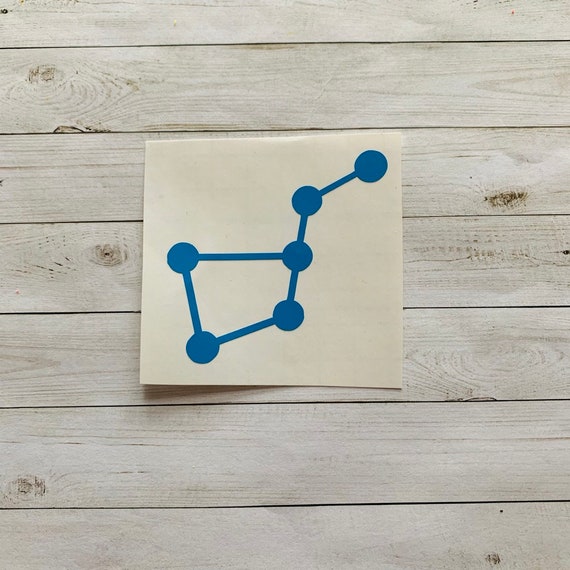 Big Dipper Decal Litter Dipper Decal Star Sticker Star - Etsy