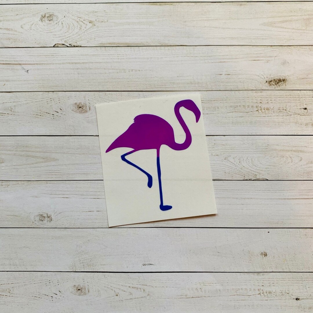 Flamingo Decal | Flamingo Vinyl Decal | Flamingo Sticker | Bird Decal ...