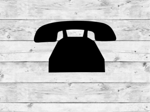 Phone Decal | Phone Vinyl Decal | Phone Sticker | Retro Phone | Phone ...