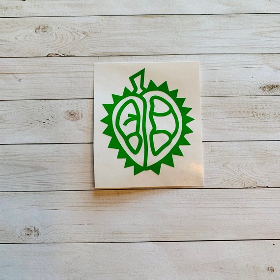 Durian Decal Durian Sticker Durian Decoration Fruit - Etsy