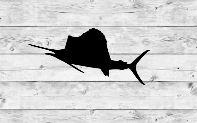 Sailfish Decal Sailfish Vinyl Decal Sailfish Sticker - Etsy