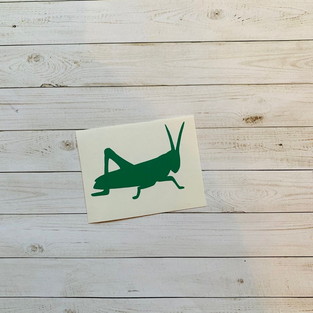 Grasshopper Decal | Grasshopper Vinyl Decal | Grasshopper Sticker ...