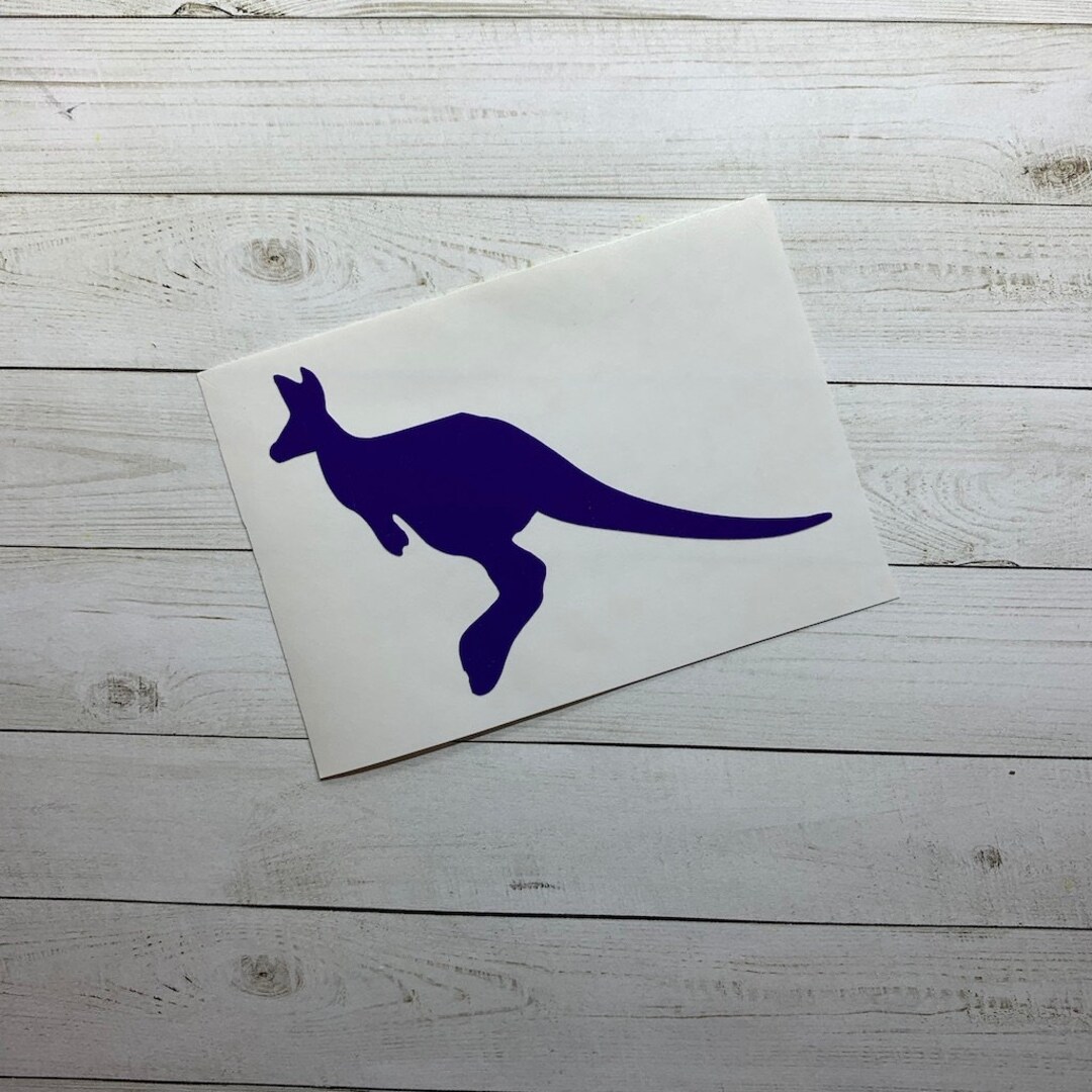 Kangaroo Decal | Kangaroo Sticker | Kangaroo Vinyl Decal | Animal Decal ...