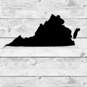 Virginia State Decal | Virginia State Decal | Virginia Vinyl Decal ...