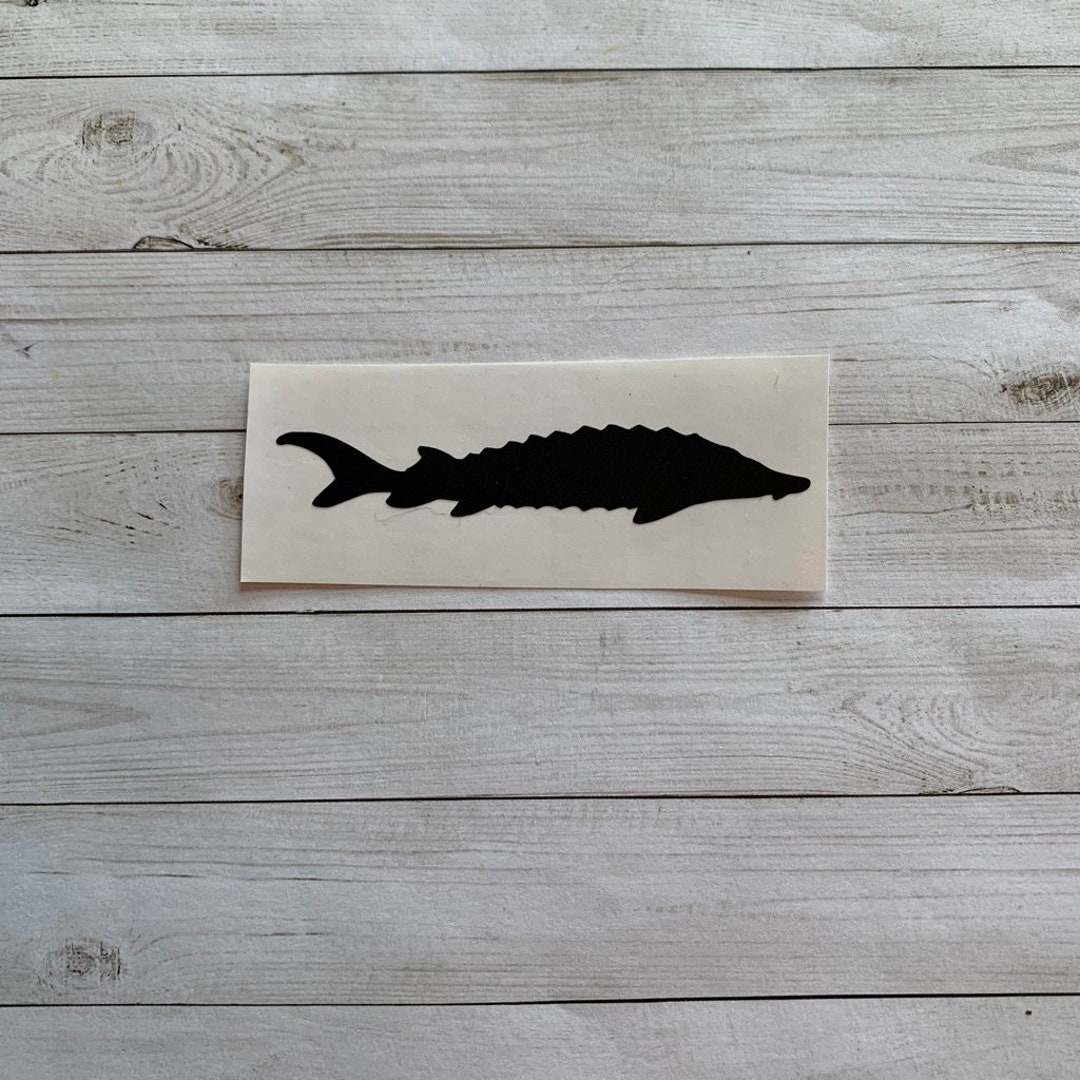 Sturgeon Decal | Sturgeon Vinyl Decal | Sturgeon Sticker | Fish Sticker ...