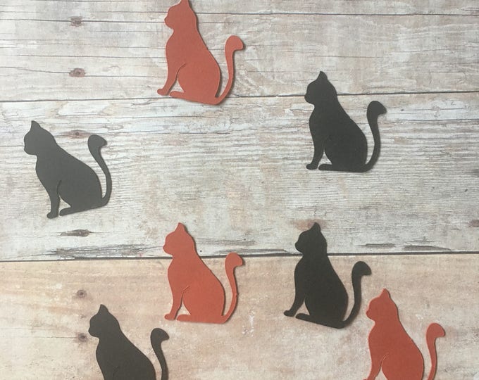 Cat Confetti Cat Cut Out Cat Decoration Cat Party Supplies Cat Party ...