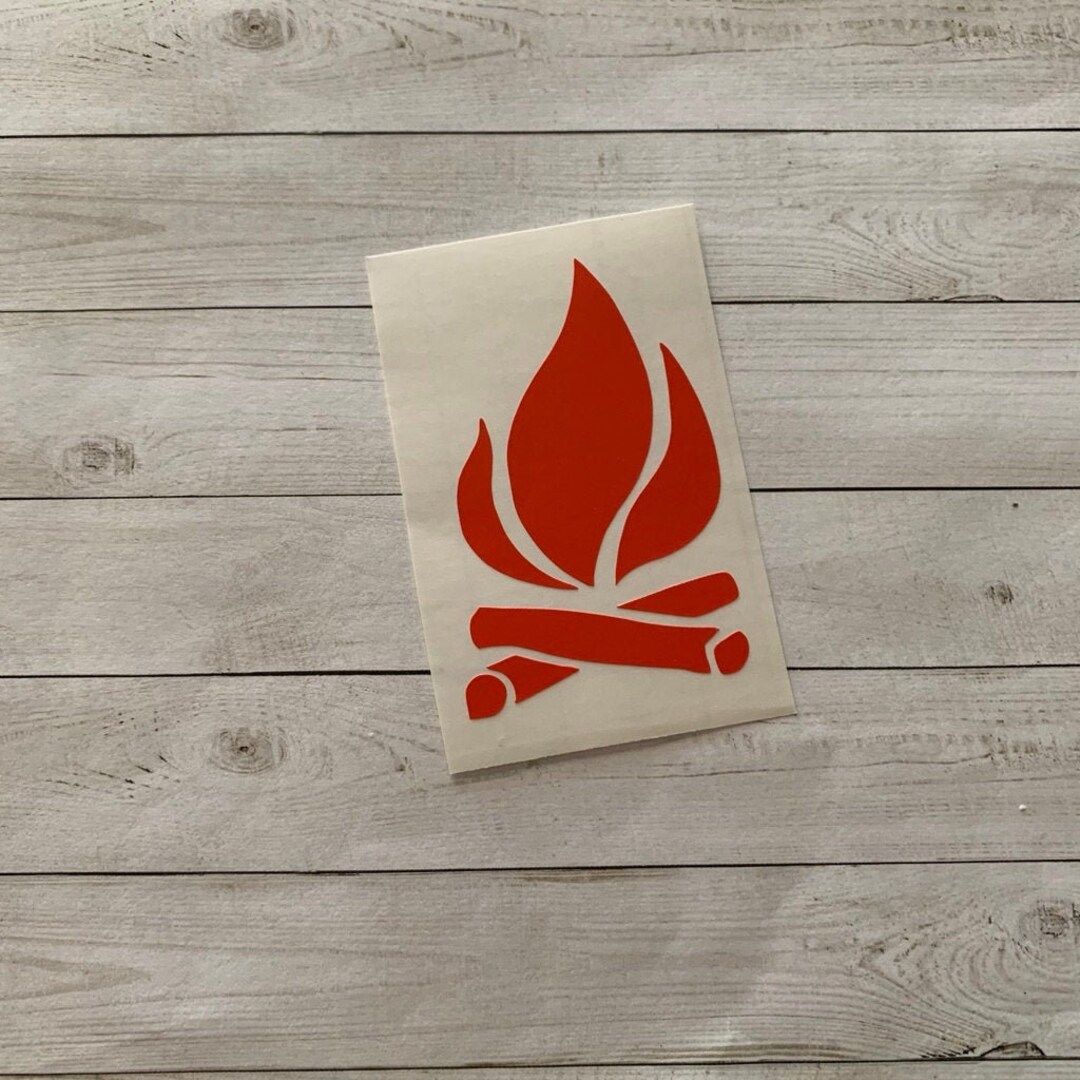 Campfire Decal | Campfire Vinyl Decal | Campfire Sticker | Camping ...