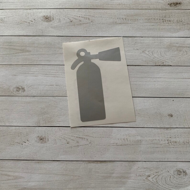 Fire Extinguisher Decal Fire Extinguisher Vinyl Decal Fire | Etsy