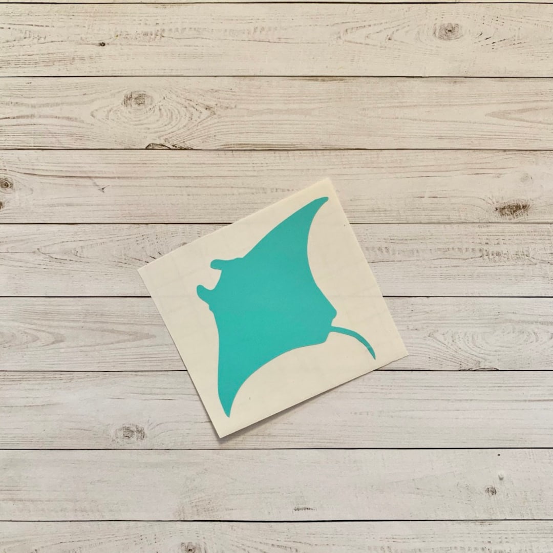 Manta Ray Decal | Manta Ray Vinyl Decal | Manta Ray Sticker | Ocean ...
