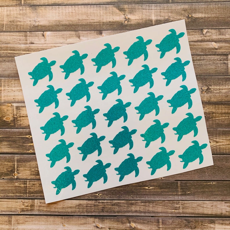 Sea Turtle Decal Sea Turtle Vinyl Decal Sea Turtle Sticker | Etsy