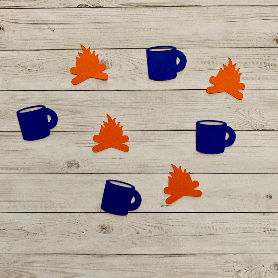 Mug Confetti Set Camping Confetti Coffee Confetti Hot - Etsy