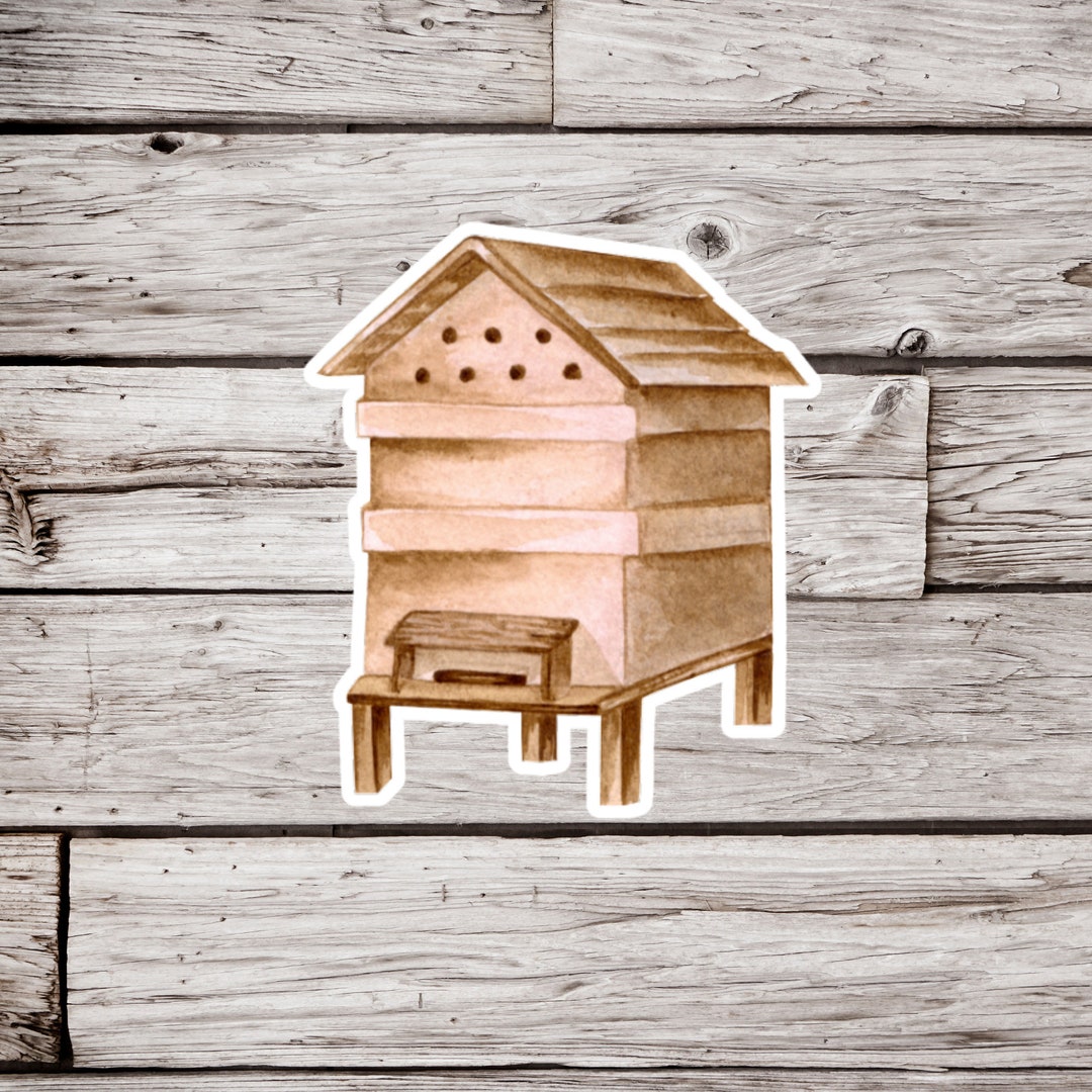 Bee Hive Sticker, Hive Sticker, Beekeeping Sticker, Bee Sticker, Honey ...