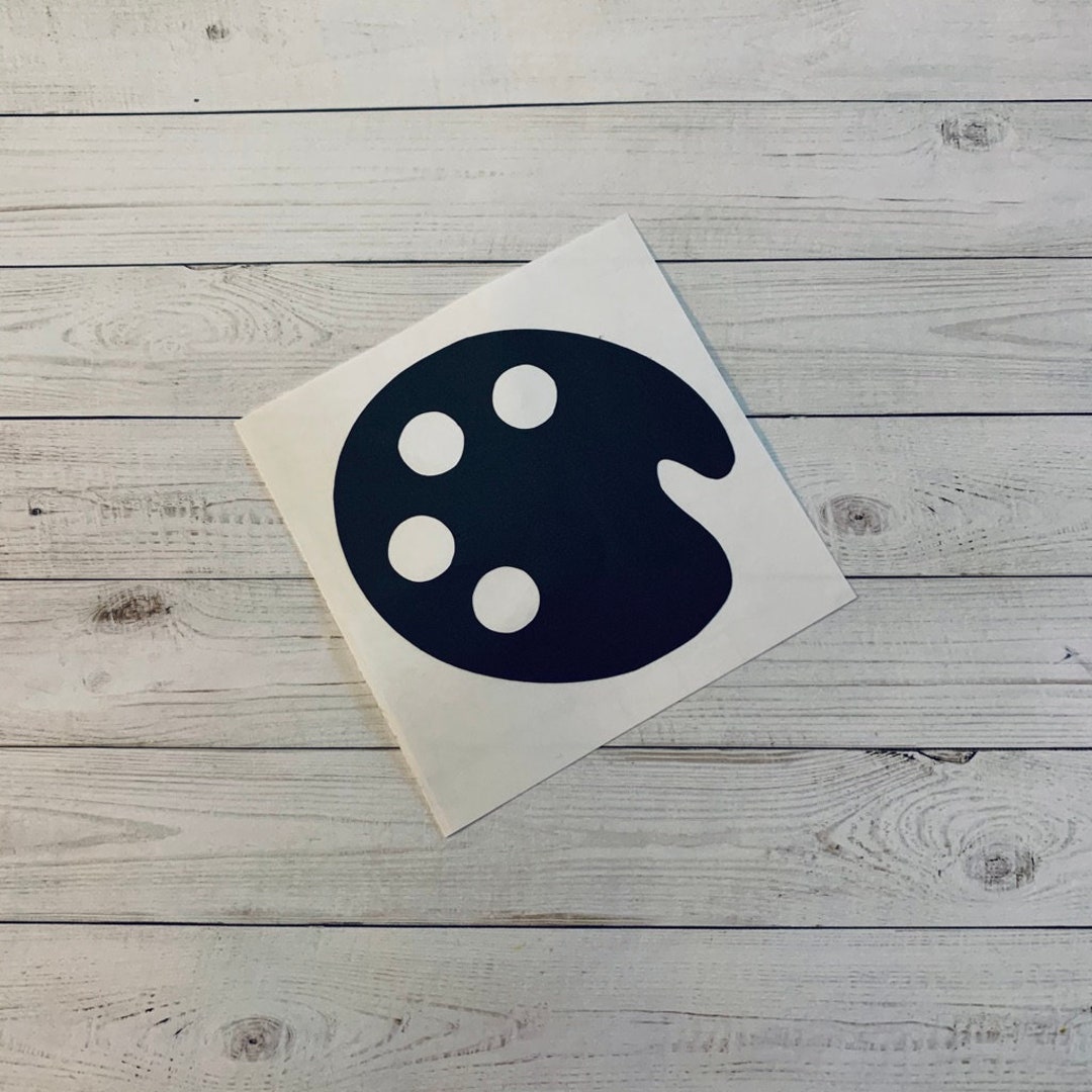 Paint Pallet Decal | Paint Pallet Sticker | Paint Decal | Painting ...