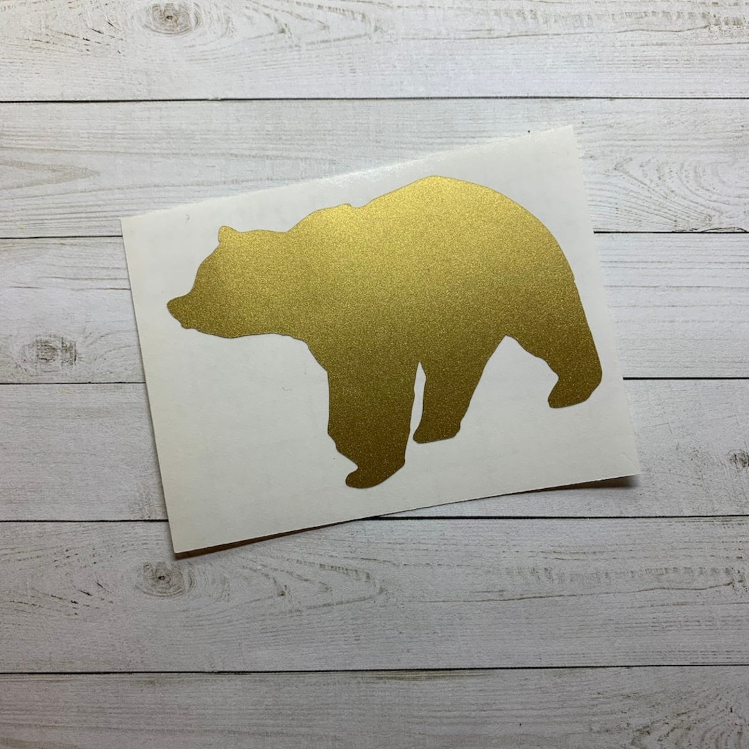Bear Decal | Bear Vinyl Decal | Bear Sticker | Bear Vinyl Sticker ...