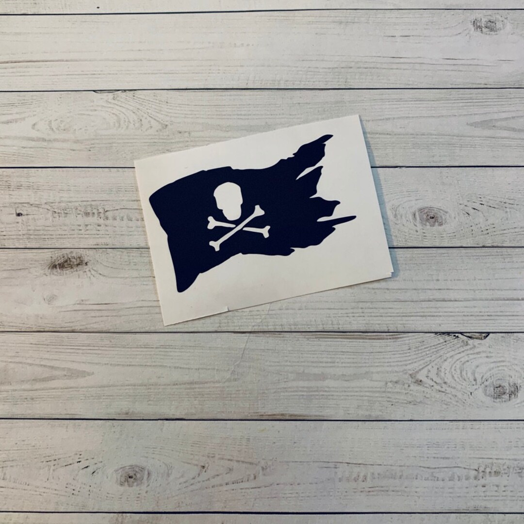 Jolly Rodgers Decal | Jolly Rodgers Flag | Flag Decal | Pirate Decal ...