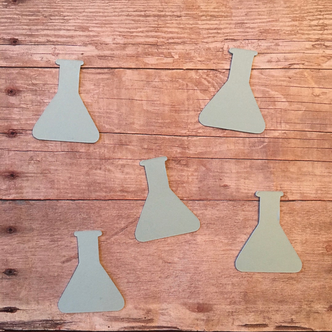 Beaker Confetti | Beaker Cut Out | Beaker Decoration | Lab Confetti ...
