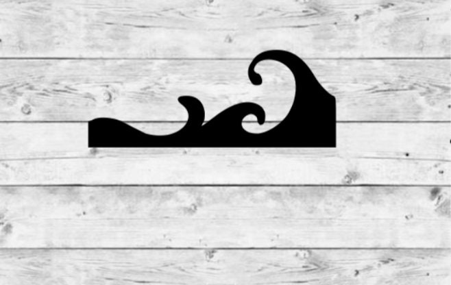 Wave Decal Wave Vinyl Decal Wave Sticker Water Decal | Etsy