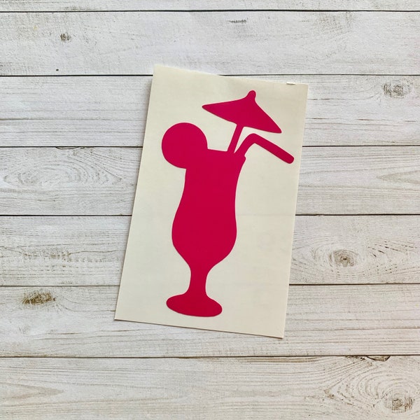 Cocktail Decal - Etsy