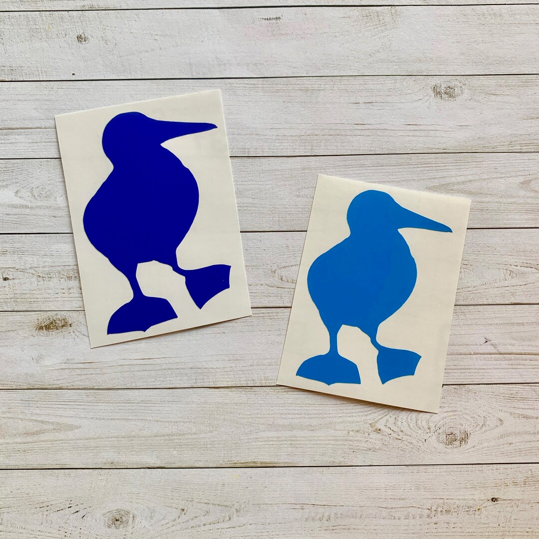 Blue Footed Booby Decal | Blue Footed Booby Sticker | Bird Sticker ...
