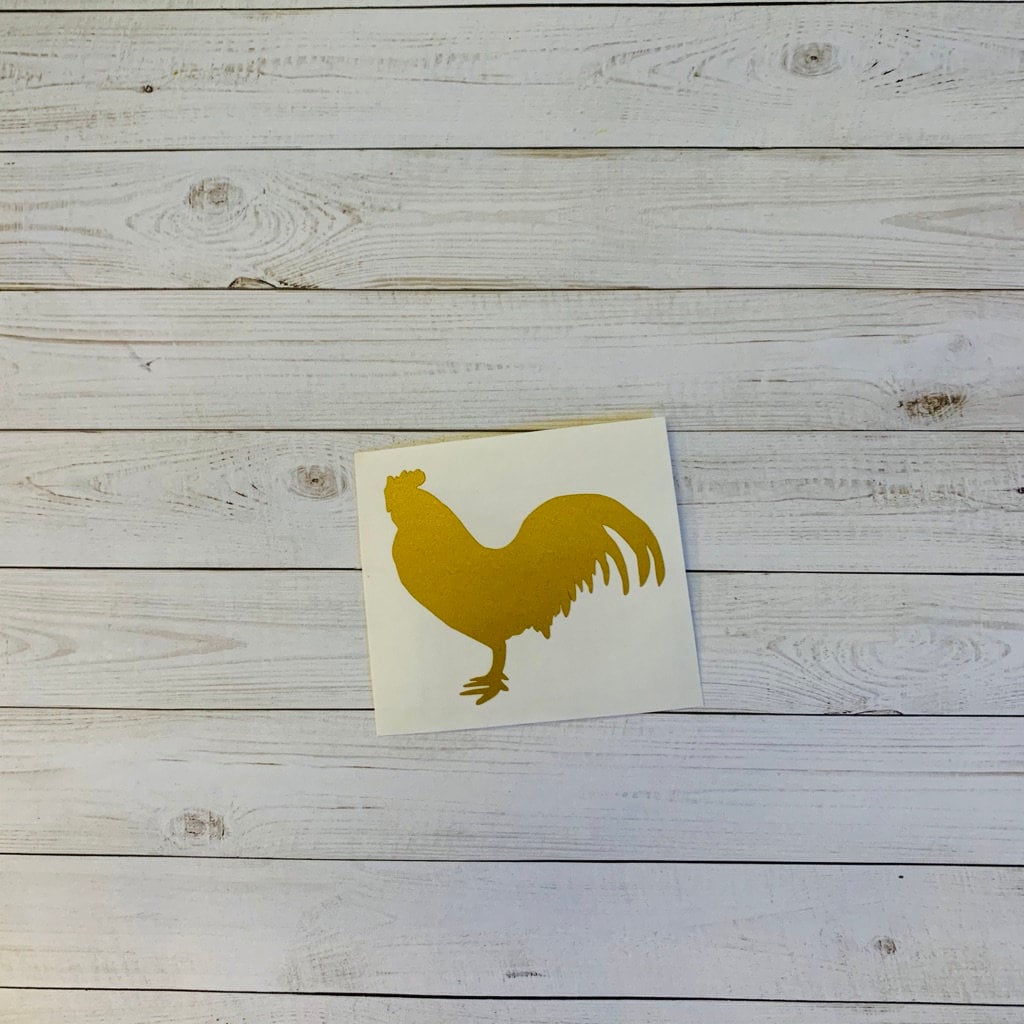 Rooster Decal Rooster Vinyl Decal Rooster Sticker | Etsy