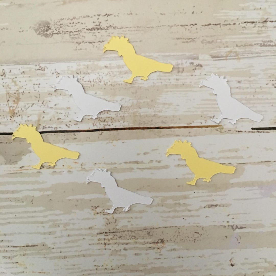 Cockatoo Confetti | Cockatoo Cut Outs | Cockatoo Decoration | Tropical ...