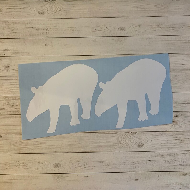 Tapir Decal | Tapir Sticker | Tapir Decoration | Tapir Car Decal ...