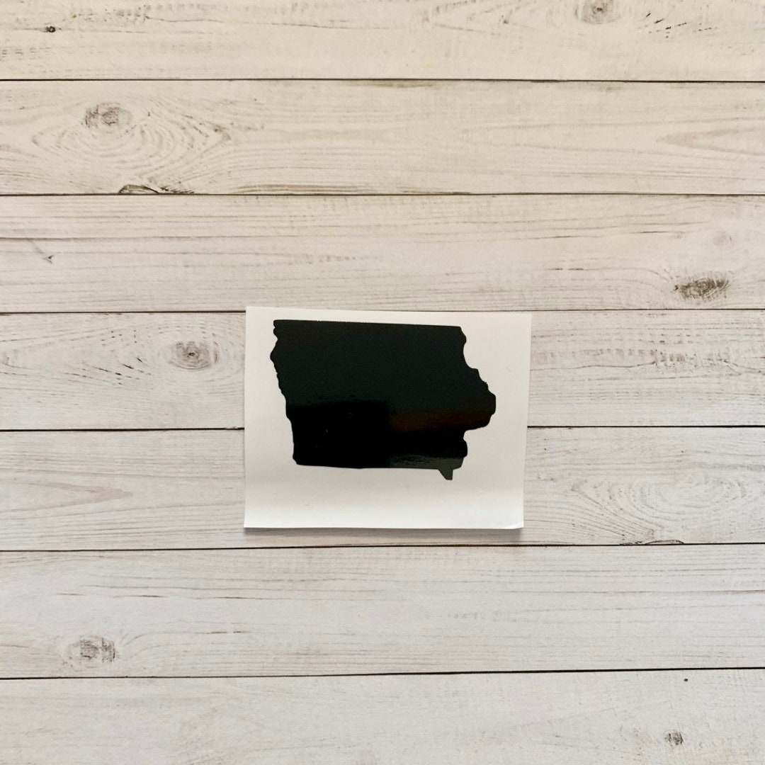 Iowa State Decal | Iowa Vinyl Decal | Iowa Sticker | Iowa Party Decor ...