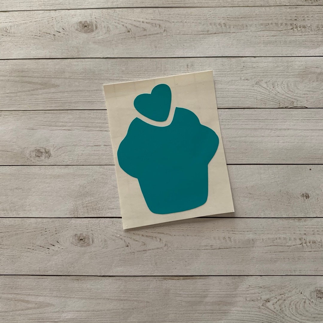 Cup Cake Decal Cup Cake Vinyl Decal Cup Cake Sticker - Etsy UK