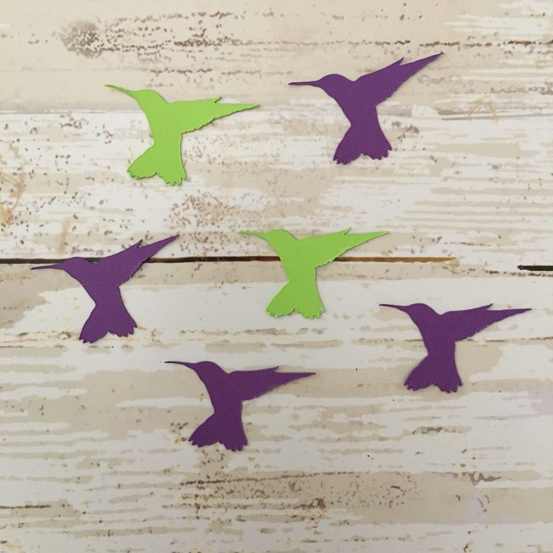 Hummingbird Confetti | Hummingbird Cut Out | Hummingbird Decoration ...