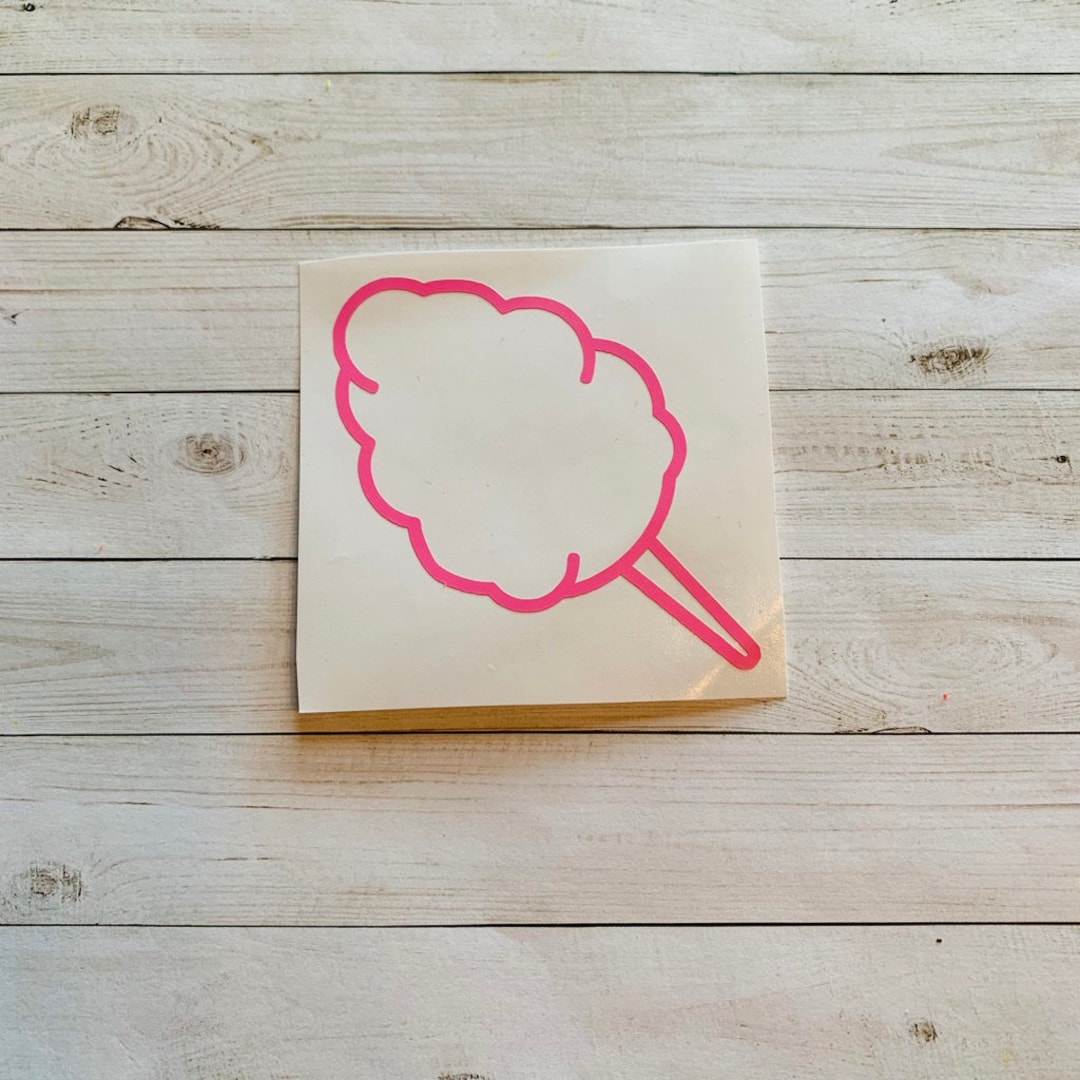 Cotton Candy Decal | Cotton Candy Sticker | Cotton Candy Decoration ...