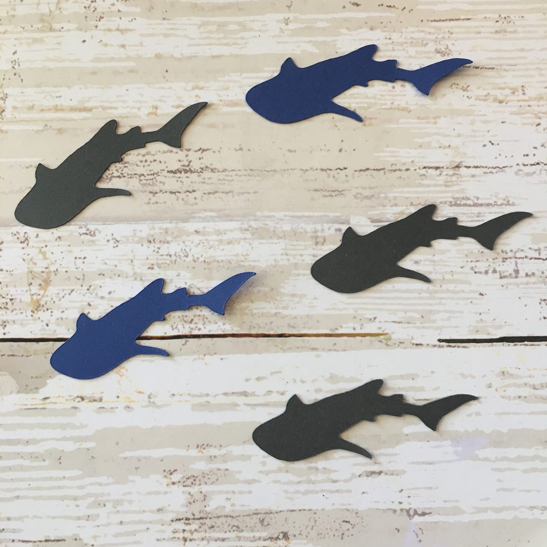 Whale Shark Confetti | Whale Shark Cut Out | Whale Confetti | Whale Cut ...