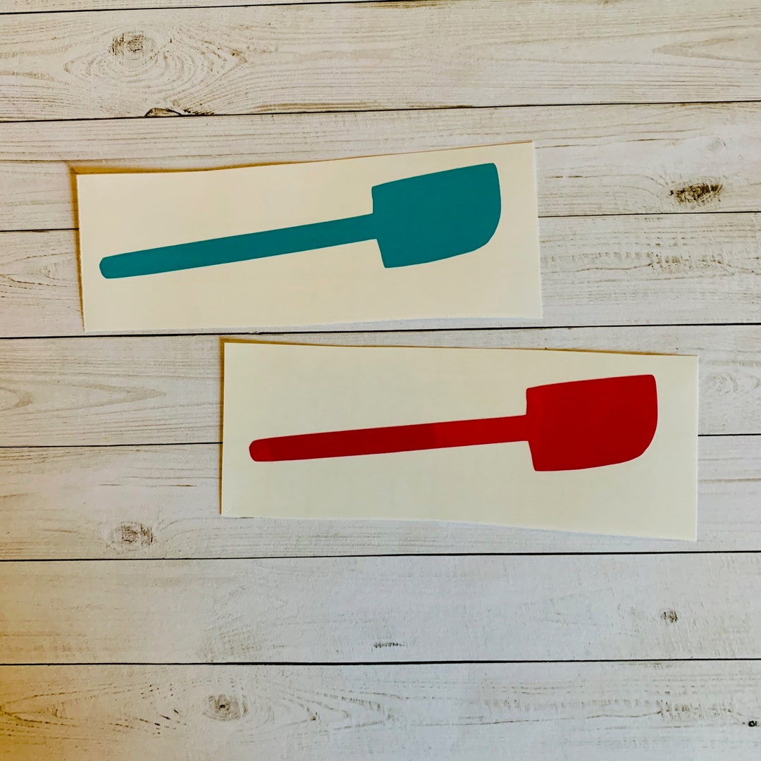 Spatula Decal Spatula Vinyl Decal Spatula Sticker Baking Decal Kitchen ...