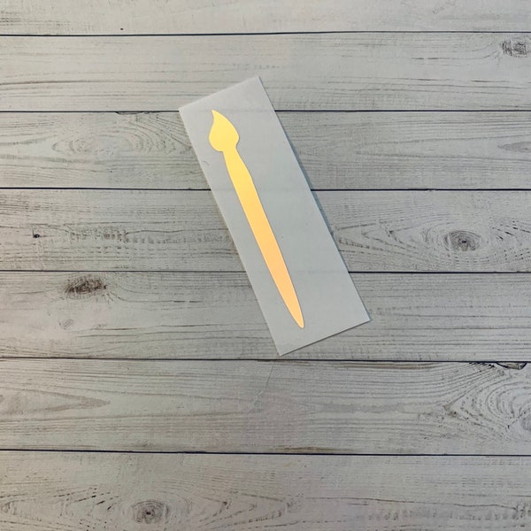 Paint Brush Stickers - Etsy