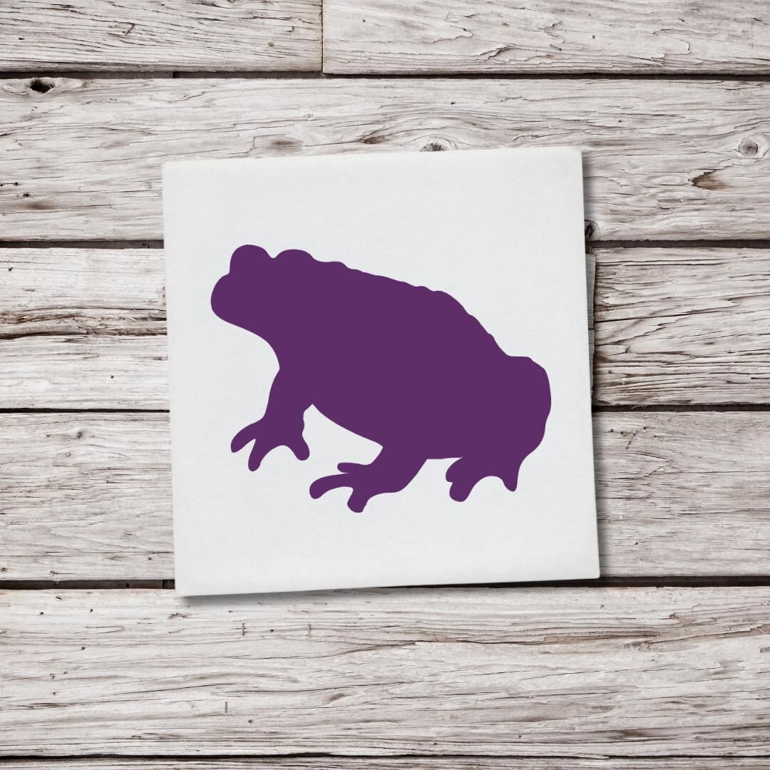Toad Decal, Toad Sticker, Toad Decoration, Toad Car Decal, Frog Decal ...