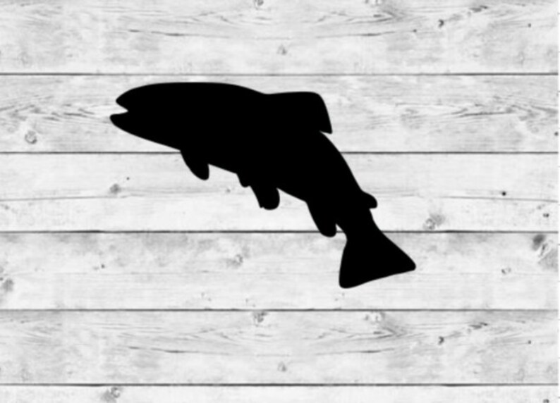 Salmon Decal Salmon Vinyl Decal Salmon Sticker Fish | Etsy