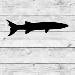 Barracuda Decal | Barracuda Vinyl Decal | Barracuda Sticker | Fish ...