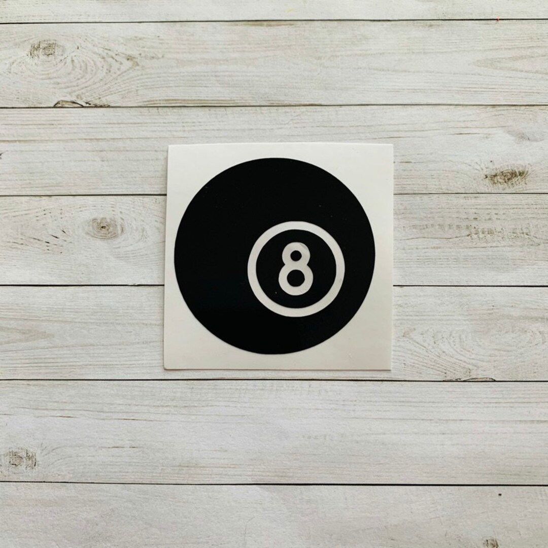 Eight Ball Decal | Eight Ball Sticker | Eight Ball Decoration | Pool ...