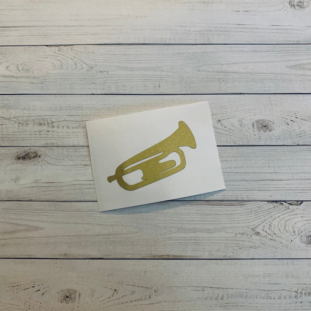 Trumpet Decal | Trumpet Sticker | Music Decal | Music Sticker | Music ...