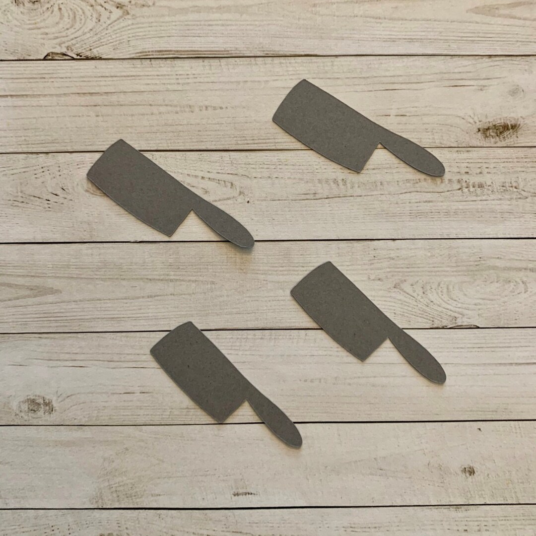 Butcher Knife Confetti | Butcher Knife Cut Out | Knife Confetti | Knife ...