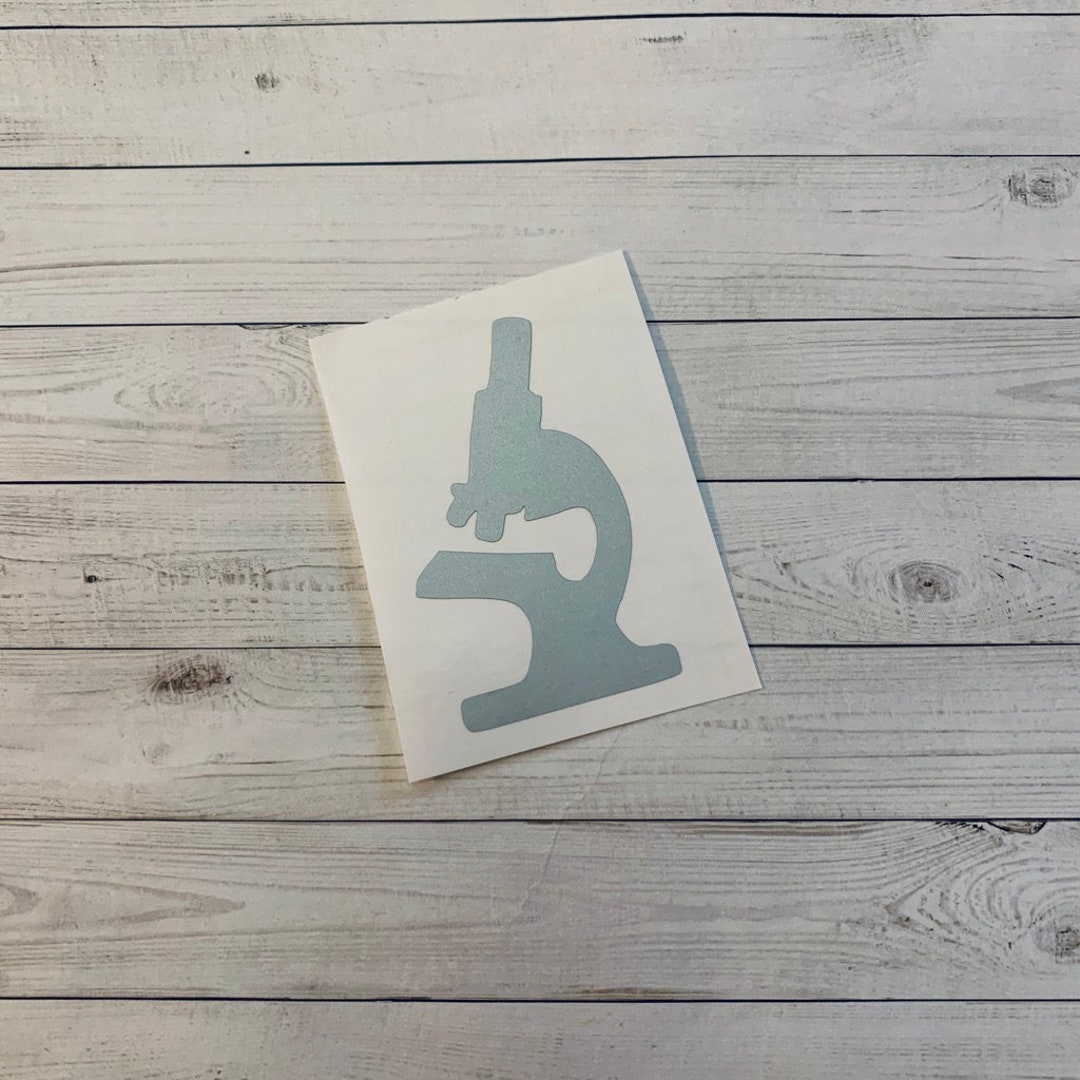 Microscope Decal | Microscope Vinyl Decal | Microscope Sticker ...