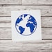 Globe Decal | Globe Vinyl Decal | Globe Sticker | Earth Decal | Earth ...